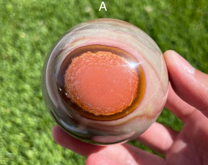 3lb Green Onyx Sphere Crystal Large | Natural Banded Stone Carved ...