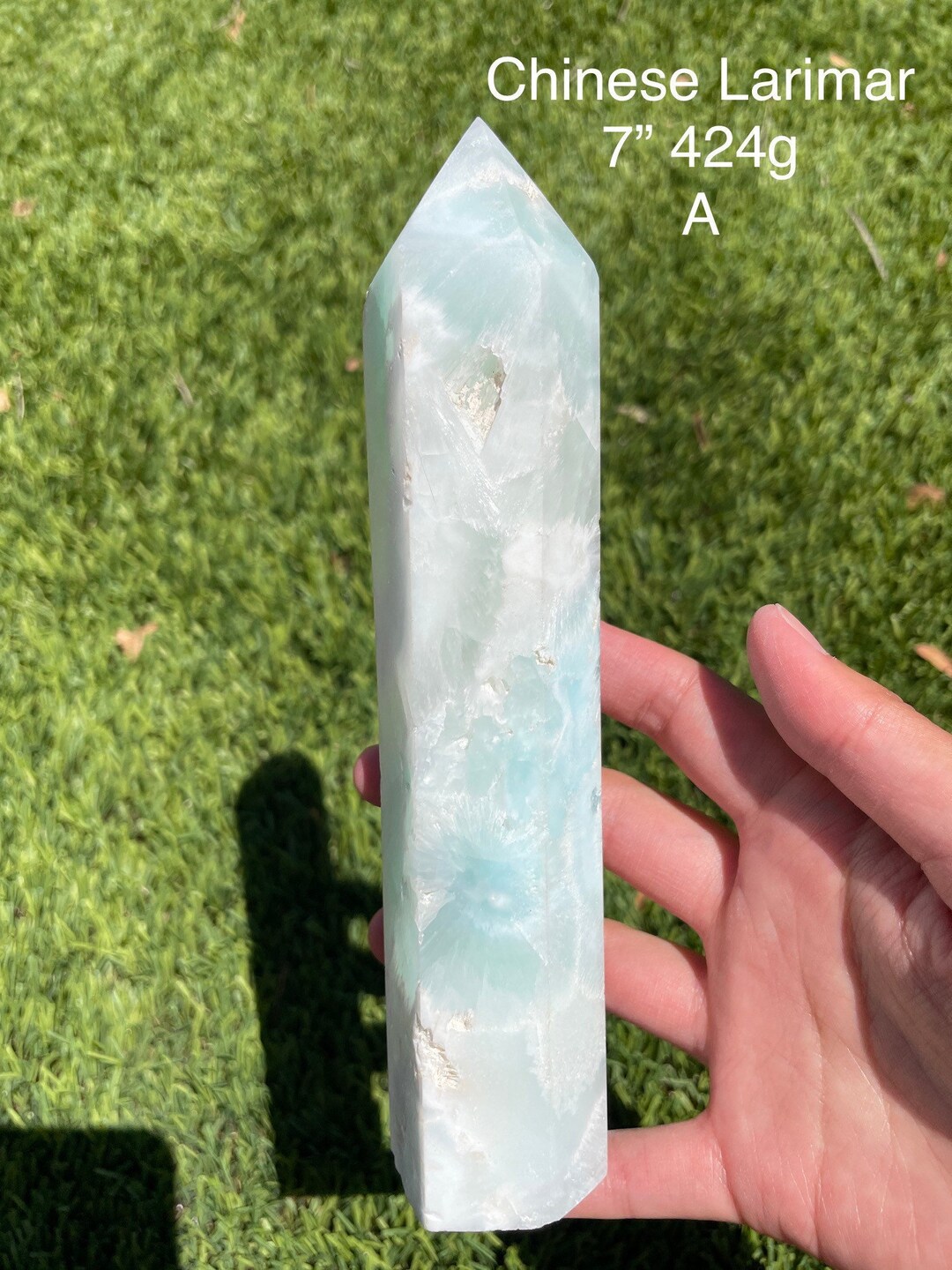 You Choose Chinese Larimar Tower Obelisk Point FREE SHIPPING - Etsy