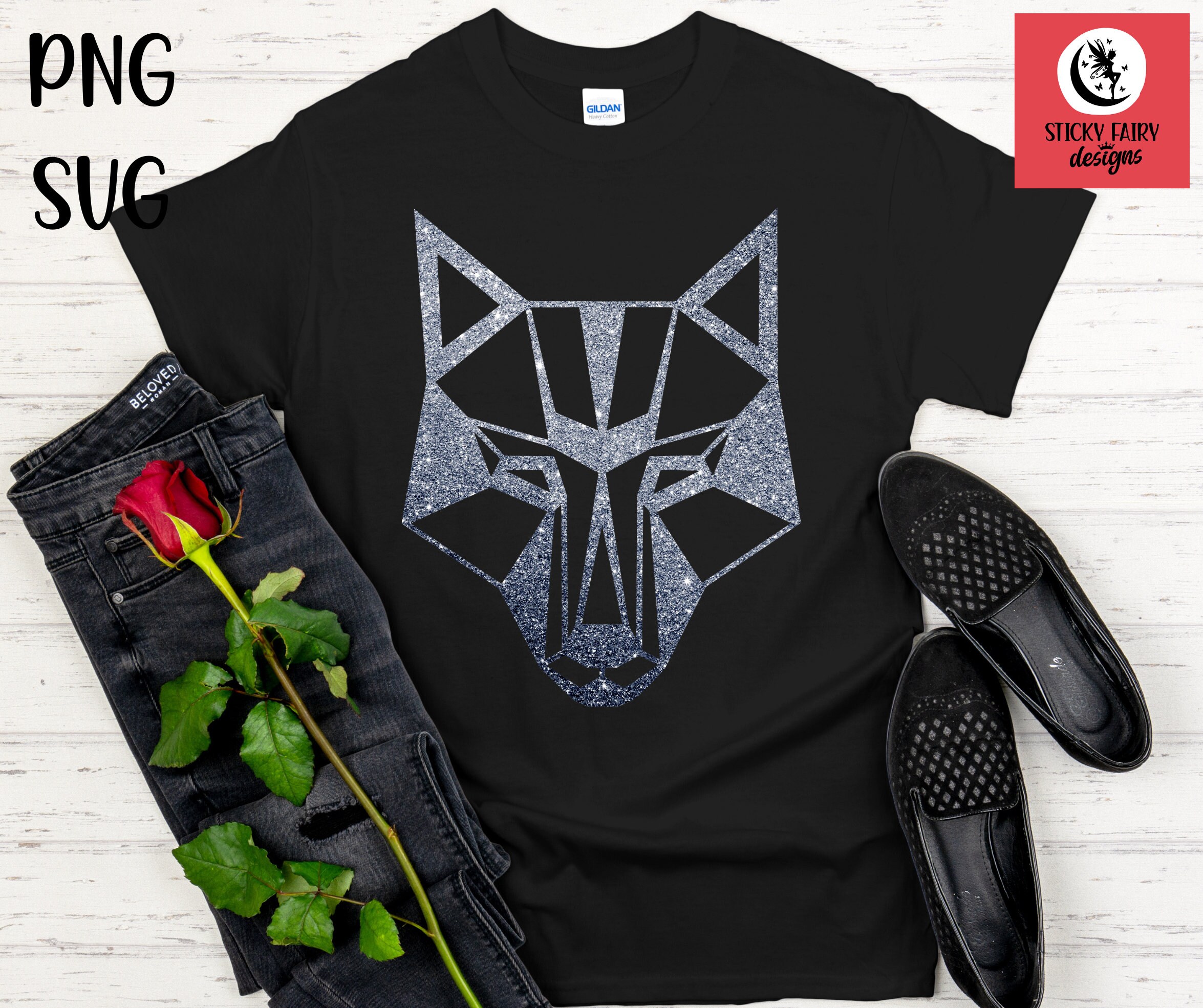 Geometric Wolf, SVG, PNG, Clipart, Wolf SVG, Vector, Digital Download ...