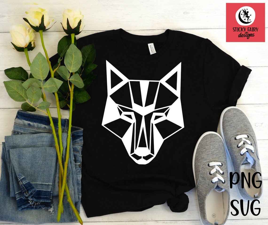 Geometric Wolf, SVG, PNG, Clipart, Wolf SVG, Vector, Digital Download ...