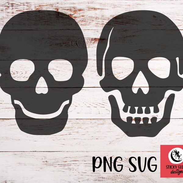 Smiling Skull - Etsy