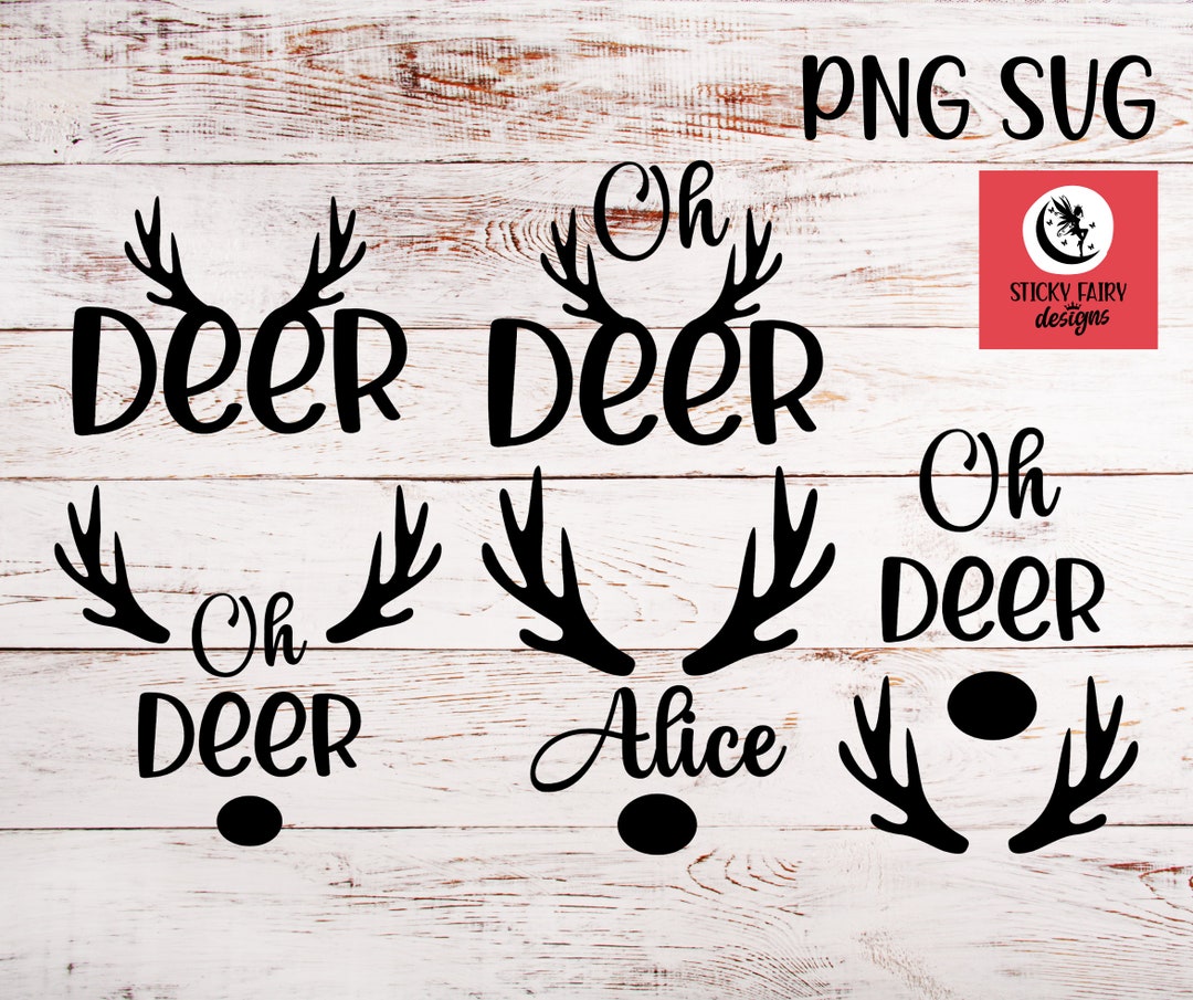 Oh Deer Digital Designs, Christmas, Reindeer, Rudolph, Rudolf ...