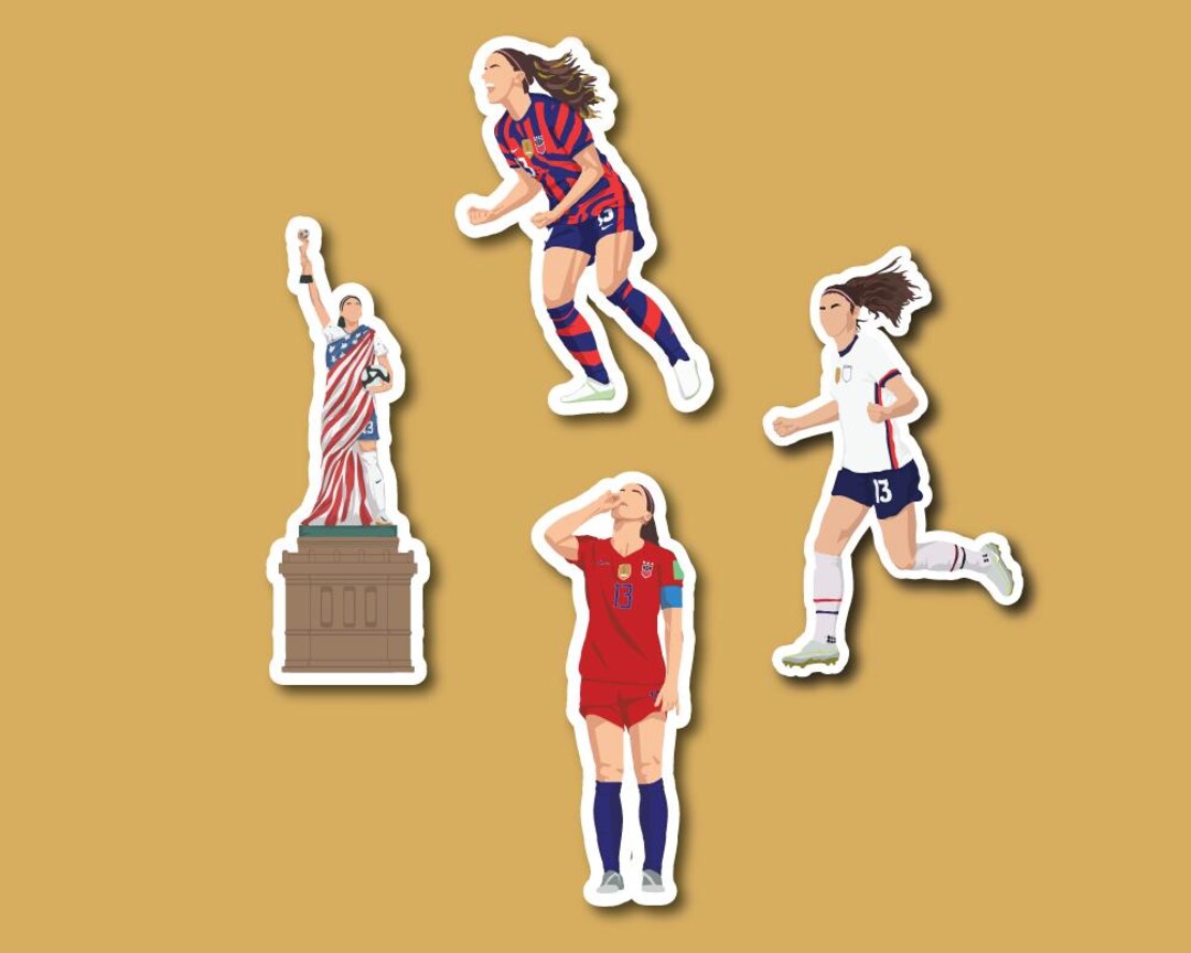 Alex Morgan USWNT Ultimate Sticker Magnet Pack - Etsy