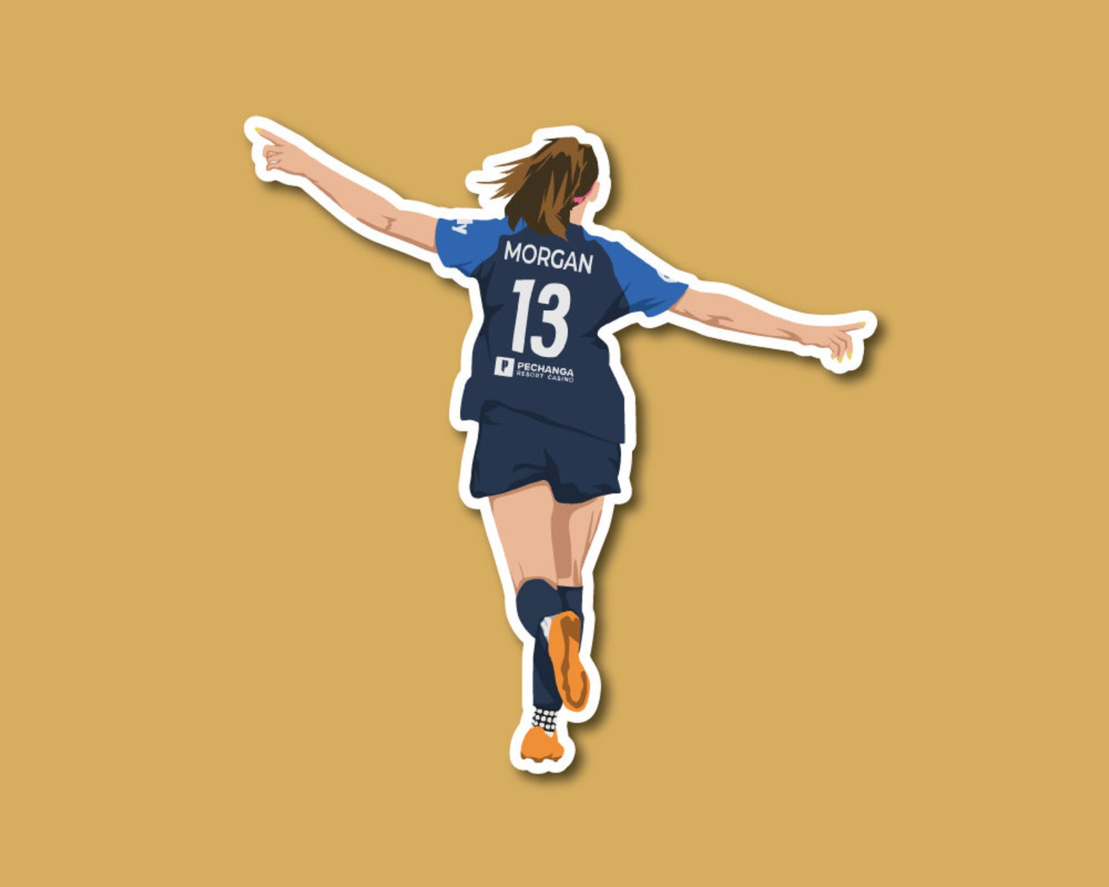 Alex Morgan San Diego Wave SD Wave FC NWSL Sticker Magnet - Etsy