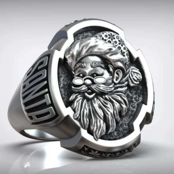 Santa Claus Ring - Etsy