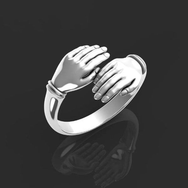 Hug Ring Gold - Etsy