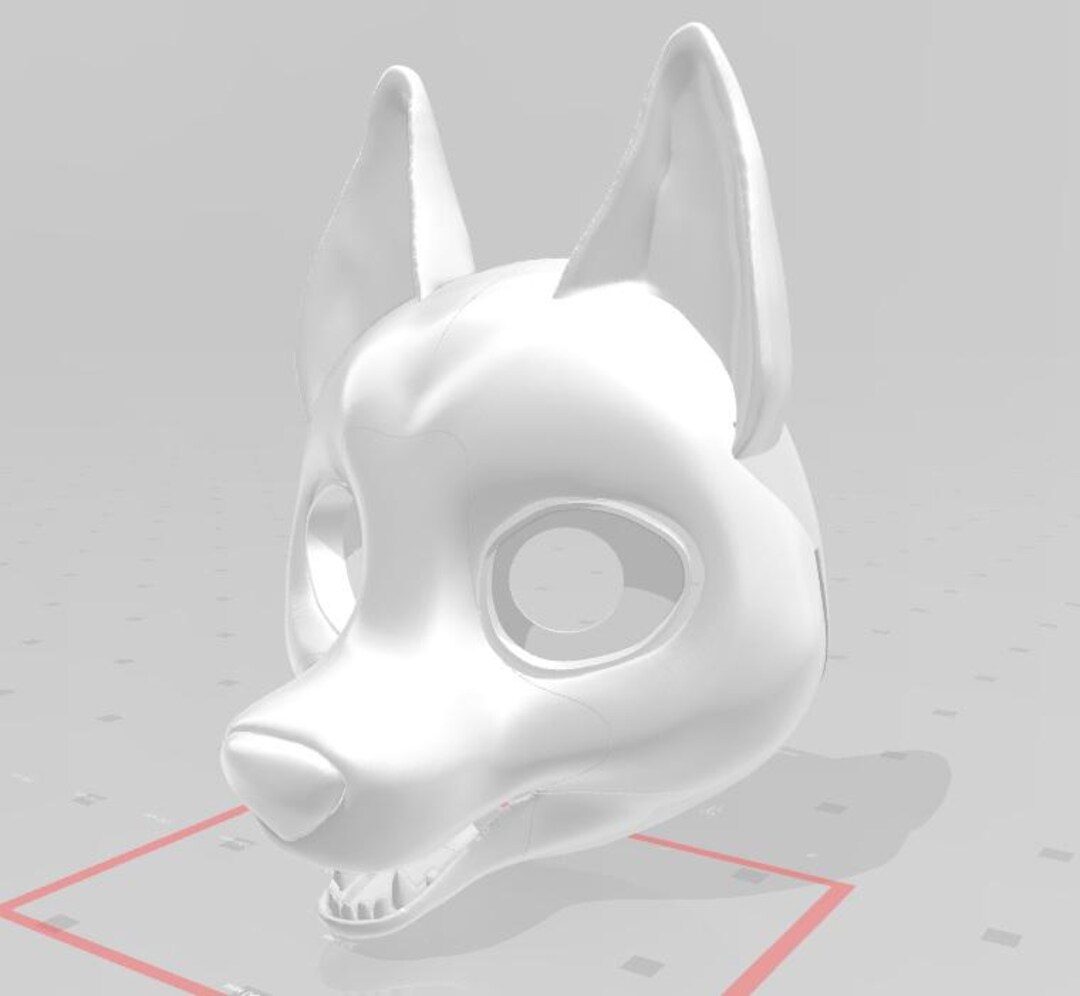 3 D Toony Fox Fursuit Base (immovable Jaw) - Etsy