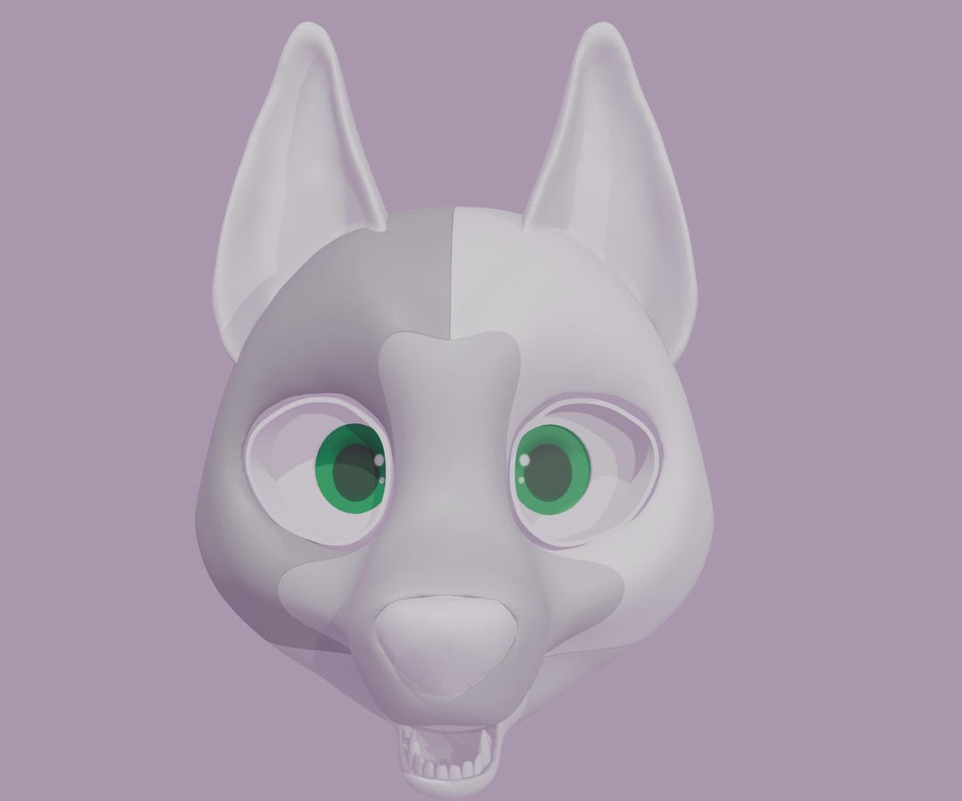 3 D Toony Fox Fursuit Base (immovable Jaw) - Etsy UK