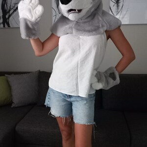 Furhead Commission + Tail + Hand Paws - Etsy