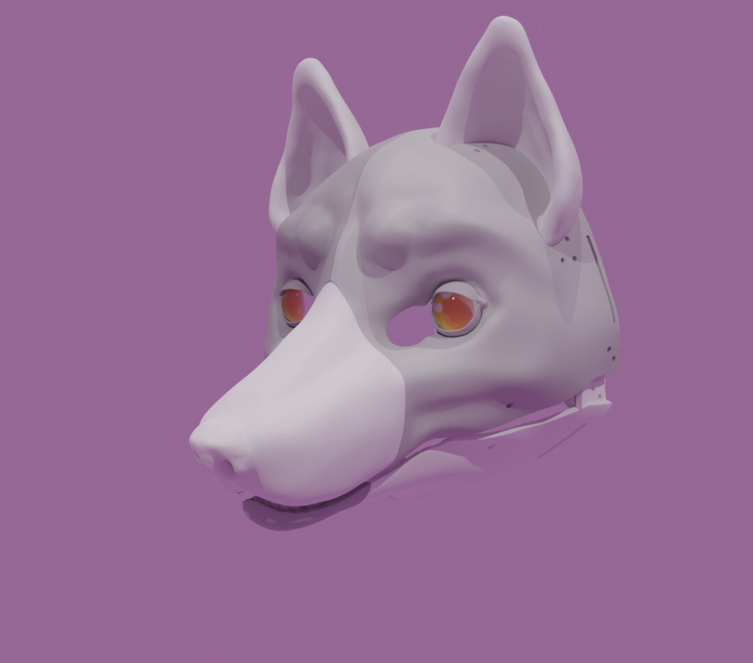 3d Realistic Fox Head Model - Etsy