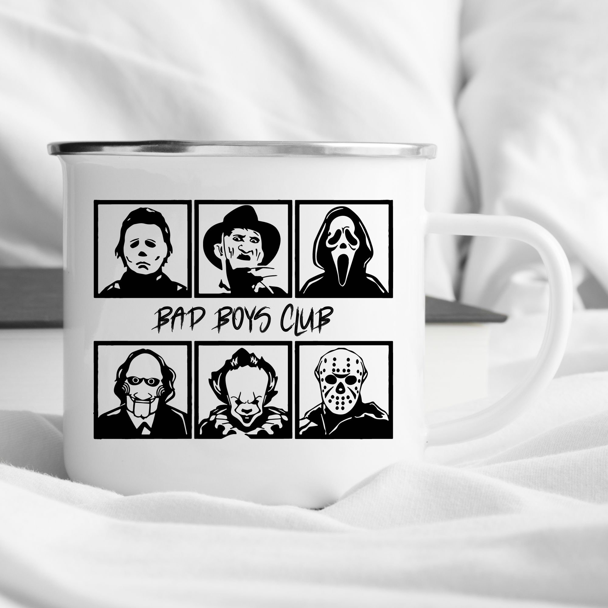 Funny Horror Bad Boys Club SVG, Halloween SVG, Horror SVG, Funny ...