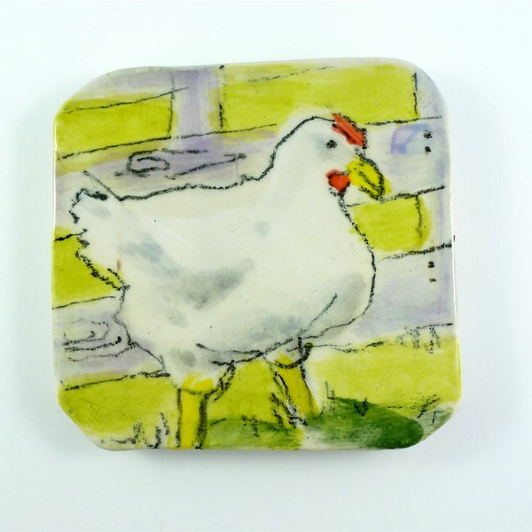 Pottery Chicken - Etsy