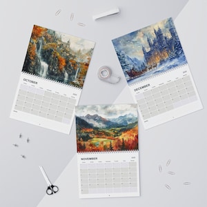 2025 ACOTAR Calendar Original Watercolor Art - Etsy