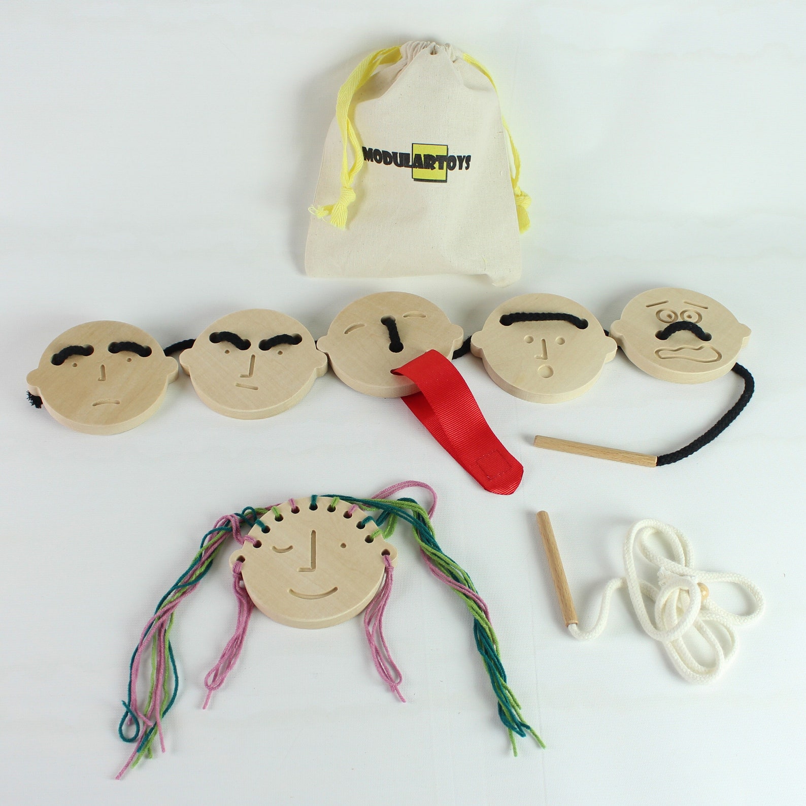 Montessori Emotions Personalised Wooden Feelings Toys for - Etsy