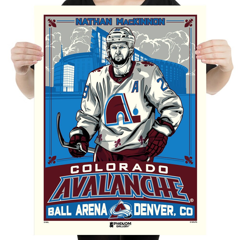 Officially Licensed Colorado Avalanche Reverse Retro Nathan - Etsy