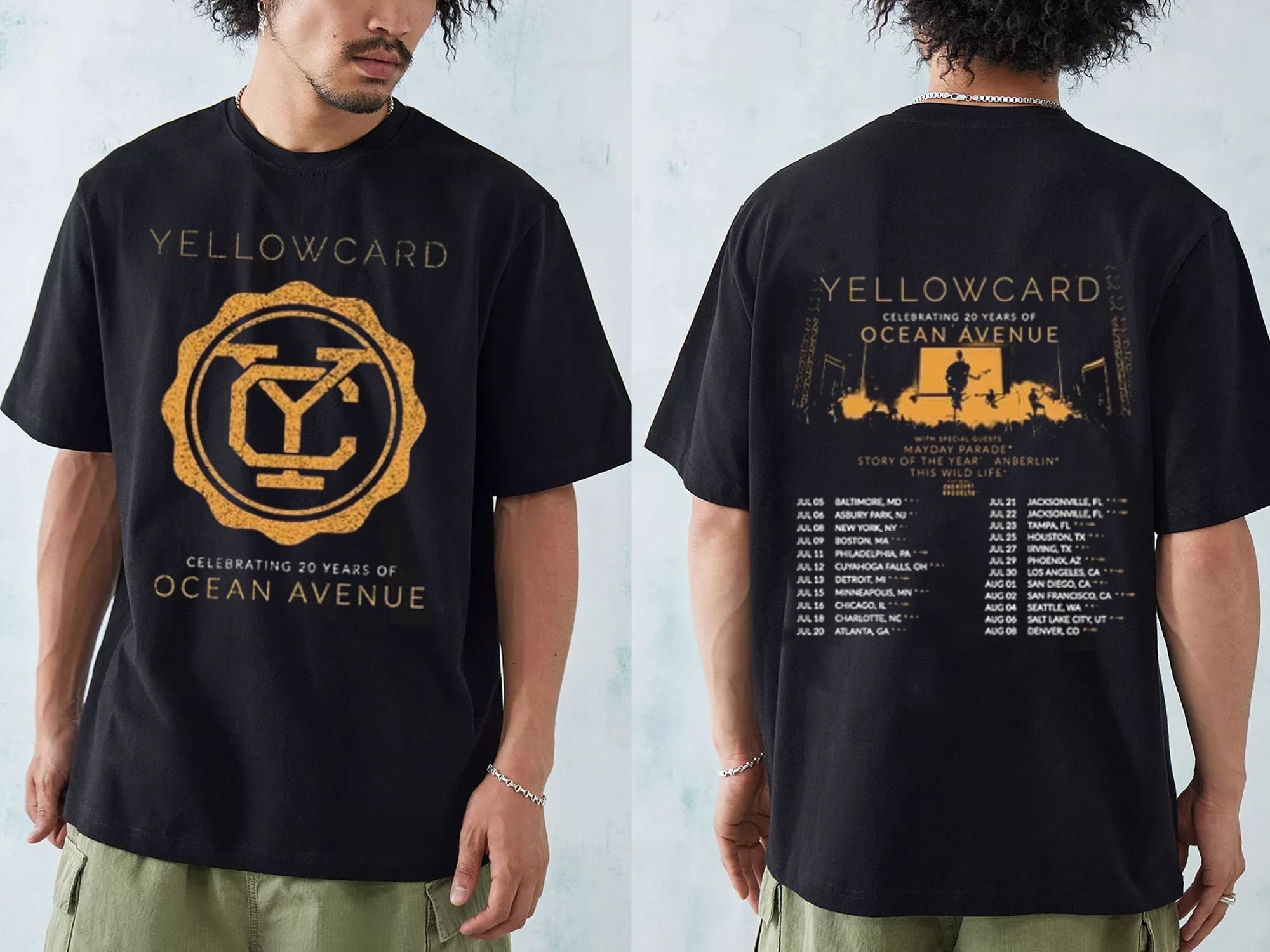 Vintage Yellowcard 2023 Tour Shirt, Yellowcard Fan Shirt sold by ...