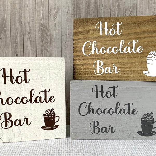 Wooden Chocolate Bar Sign - Etsy
