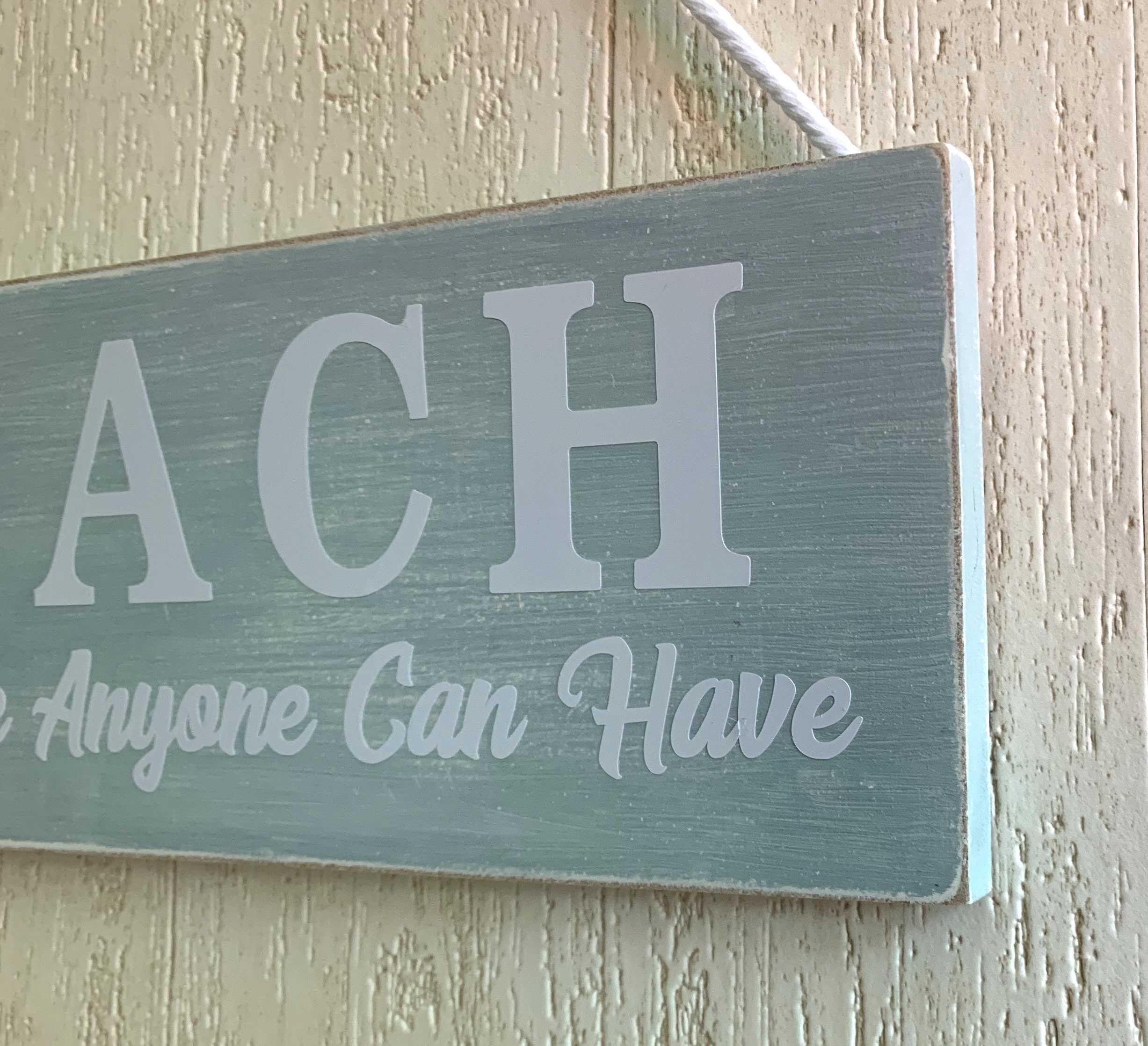 Letrero de playa de madera El mejor escape que cualquiera - Etsy México