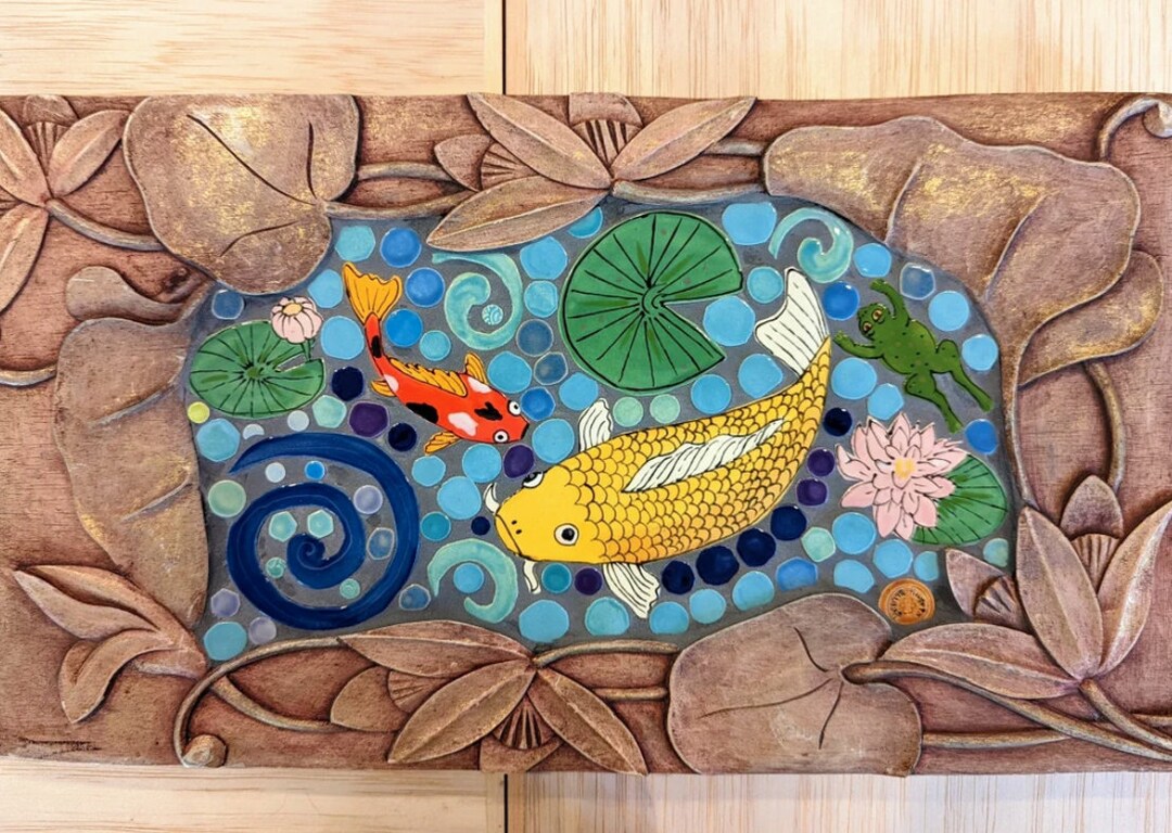 Mosaic Clay Tile Artwork, Handmade, Original Mosaic Artwork. - Etsy