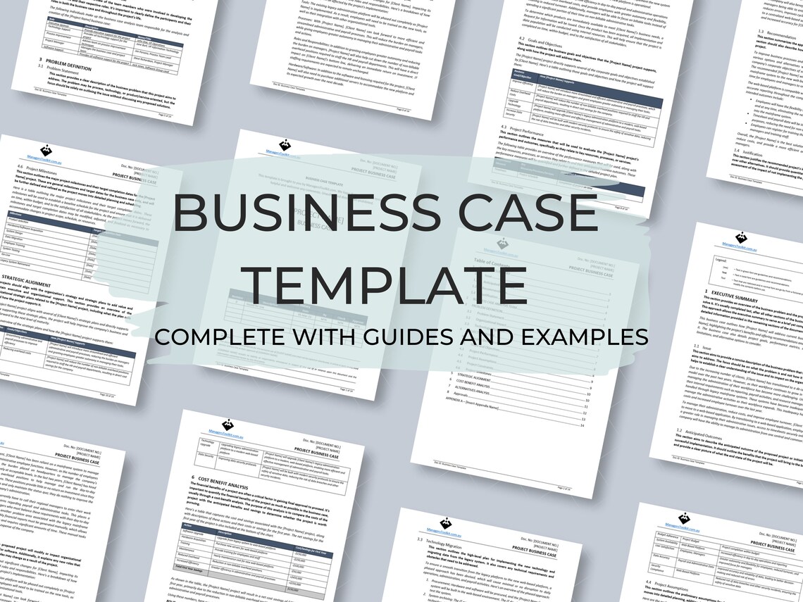 Business Case Report Template | Fully Editable MS Word With Examples ...