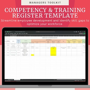 Employee Competency & Training Register | Optimize Workforce Skills and ...