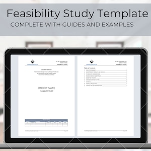 Project Feasibility Study Template | Fully Editable MS Word With ...