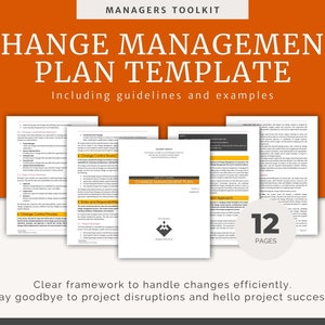 Project Management Template Pack | Ten Fully Editable Word DOCX | PMBOK ...