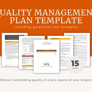 Project Management Template Pack | Ten Fully Editable Word DOCX | PMBOK ...