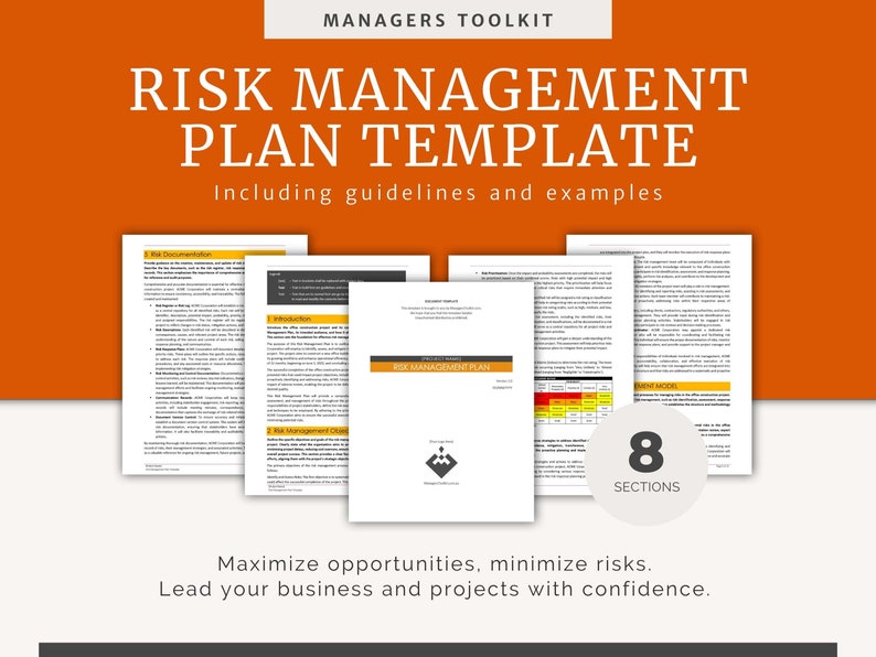 Project Management Template Pack | Ten Fully Editable Word DOCX | PMBOK ...