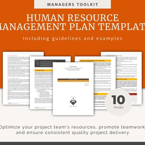 Project Management Template Pack | Ten Fully Editable Word DOCX | PMBOK ...