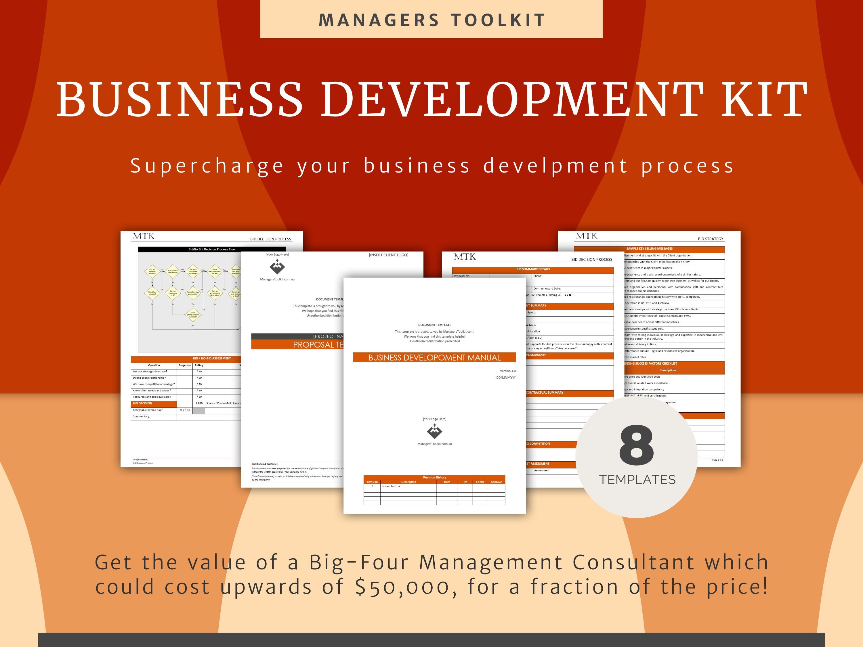 Business Development Kit | Consulting Project Bid Proposal Templates ...