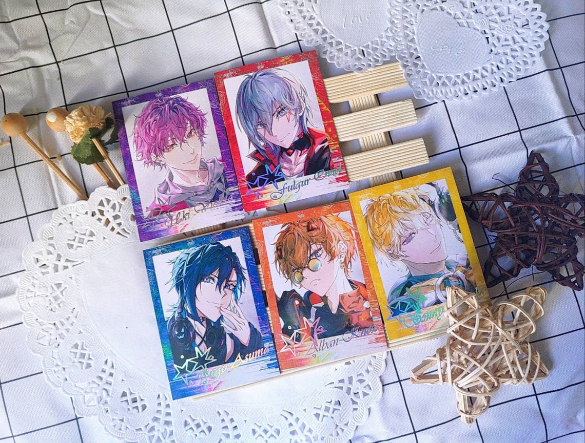 NIJISANJI EN Vtuber Noctyx Fake Polaroid - Etsy