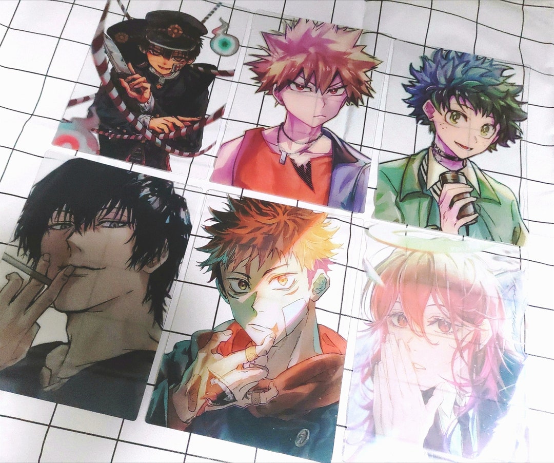 JJK CSM MHA Clear Card - Etsy