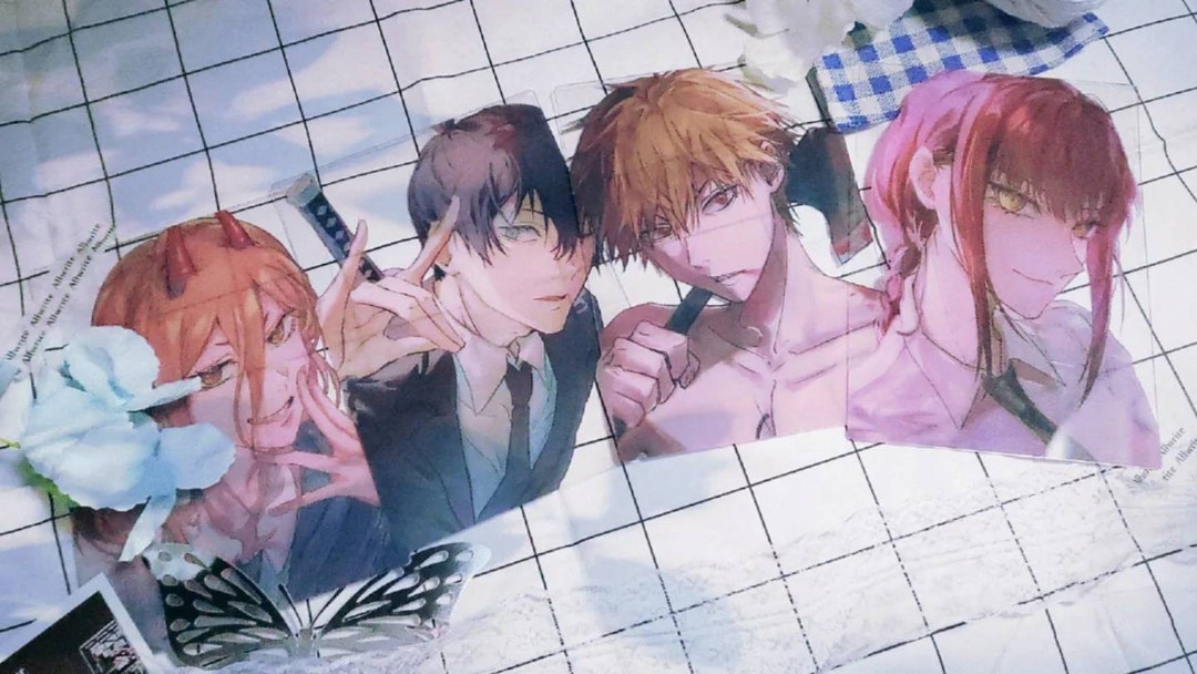 Chain Saw Man CSM Clear Card - Etsy