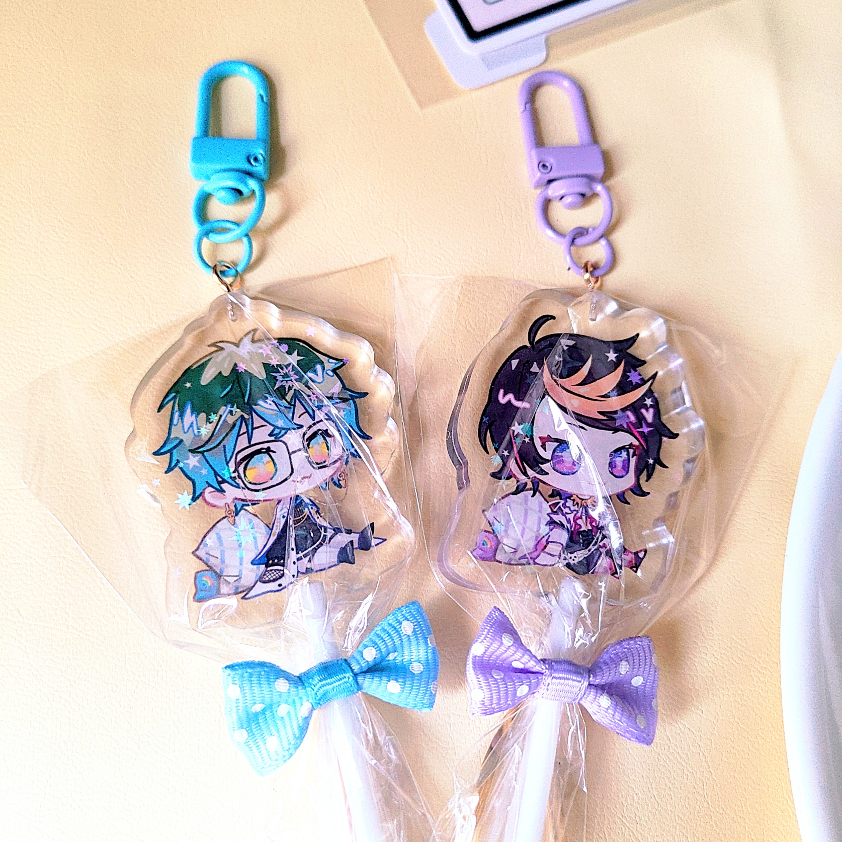 NIJISANJI EN Vtuber LUXIEM Acrylic Lollipop and Sticker - Etsy UK