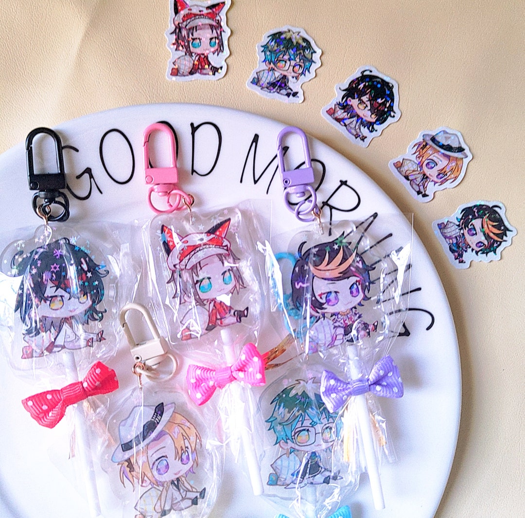 NIJISANJI EN Vtuber LUXIEM Acrylic Lollipop and Sticker - Etsy