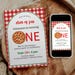 Slice of Fun 1st Birthday Party Invitation Printable, Pizza Boy First ...