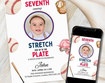 Baseball Birthday, 7th Inning Stretch, Sports Theme Birthday, Boys ...