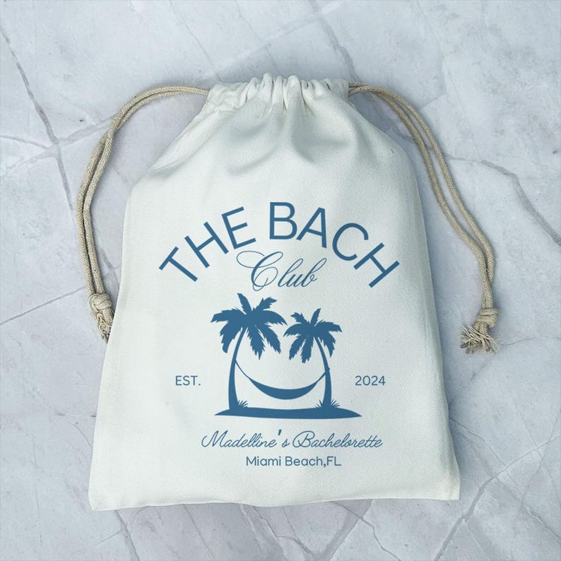 Beach Party Favor Bags for Adults, Beach Trip Gift Bags, Tropical Party ...