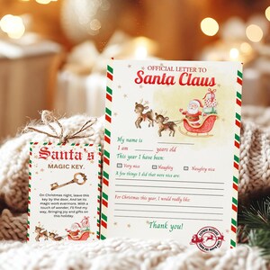 Editable Santa Letter Bundle, Christmas Eve Box, Letter From Santa ...