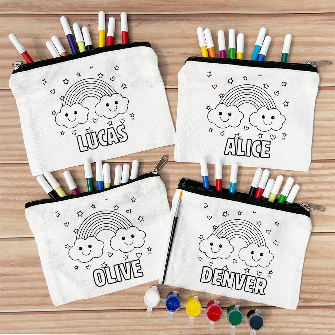 Rainbow Coloring Activity Kit for Kids, Rainbow Party Favor for Kids ...