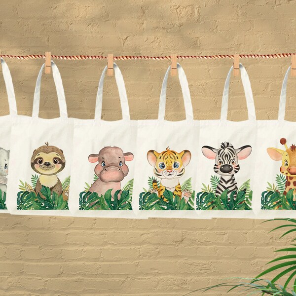 Jungle Theme Party Bags - Etsy
