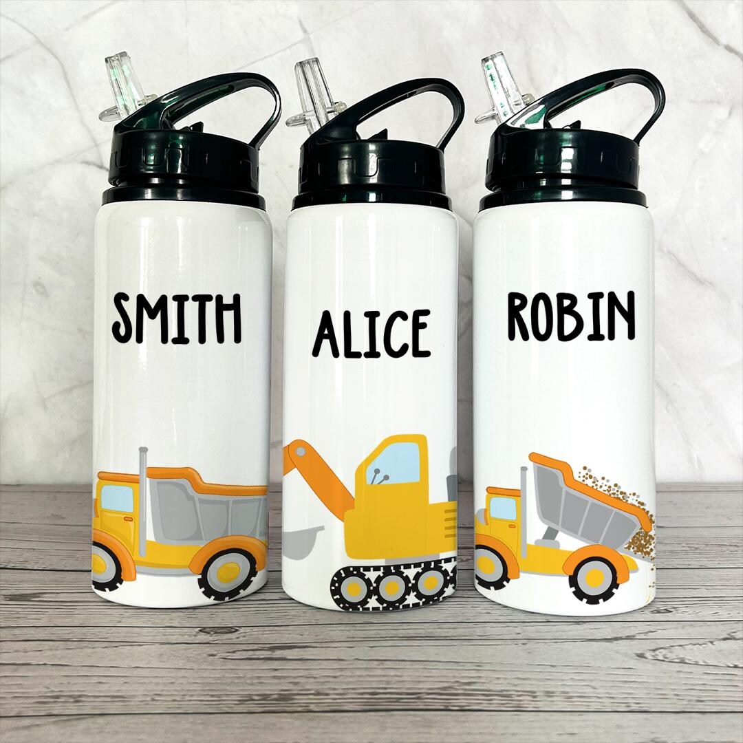 Construction Party Favors, Custom Construction Water Bottle ...