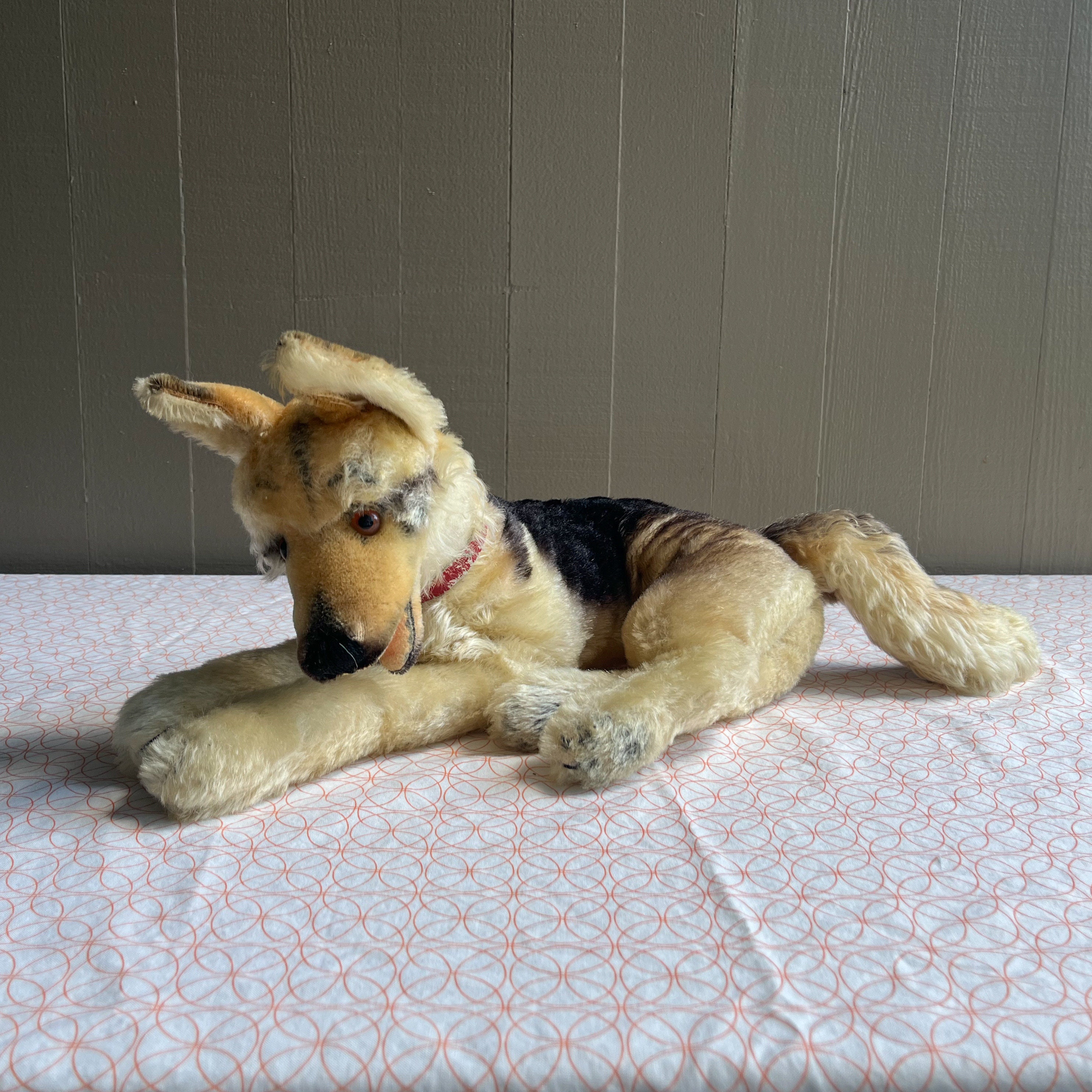 1950s Steiff Mohair arco German Shepherd Reclining Dog Plush Toy - Etsy