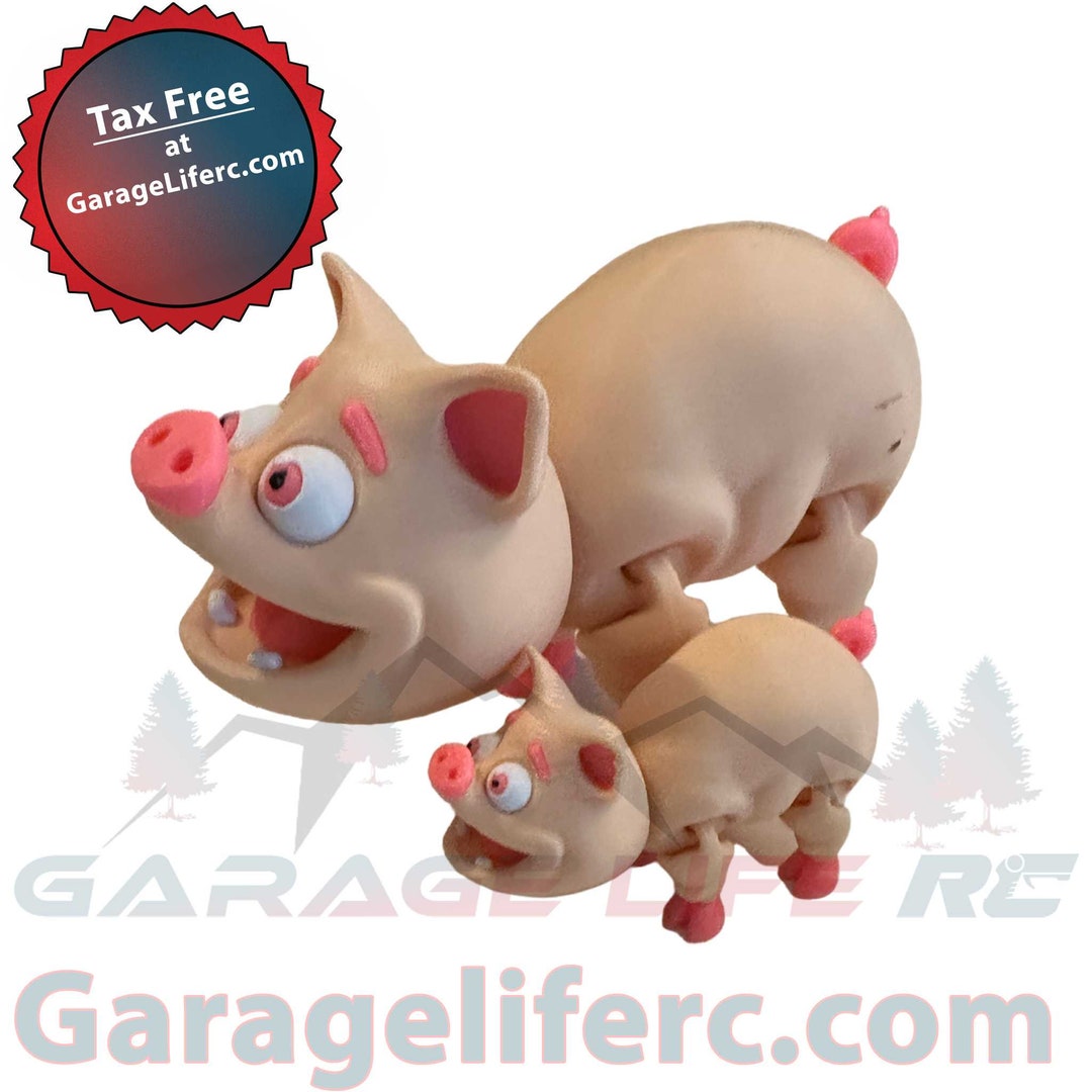 Flexi Factory Pig - Etsy
