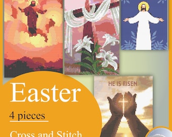 Crucifixion Cross Stitch - Etsy