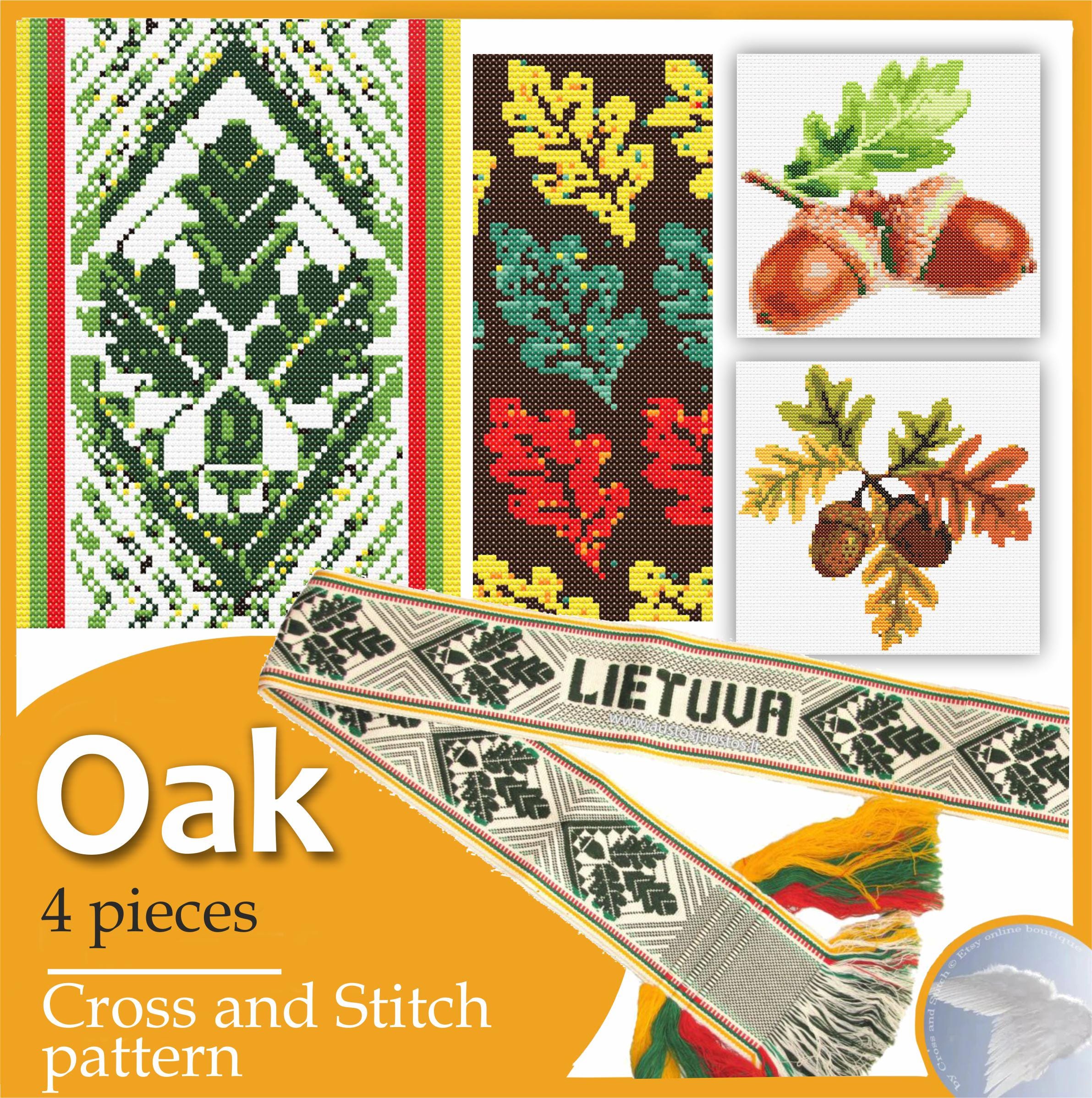 Ornamentation - the Oldest Type of Art in Lithuanian Folk Art. Tree Oak ...