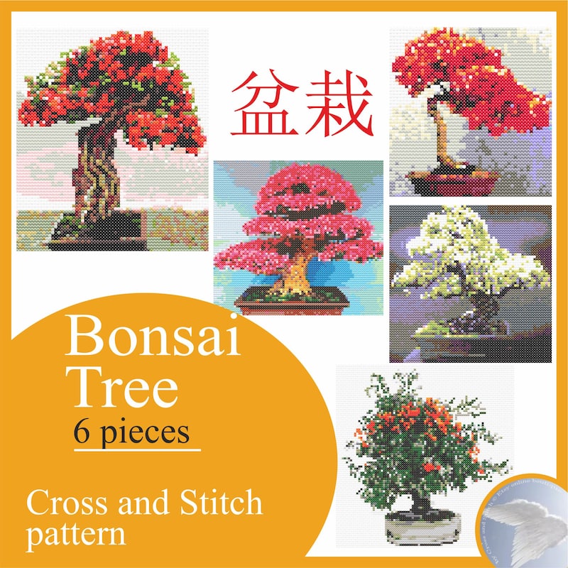 Bonsai Tree Pattern - Etsy