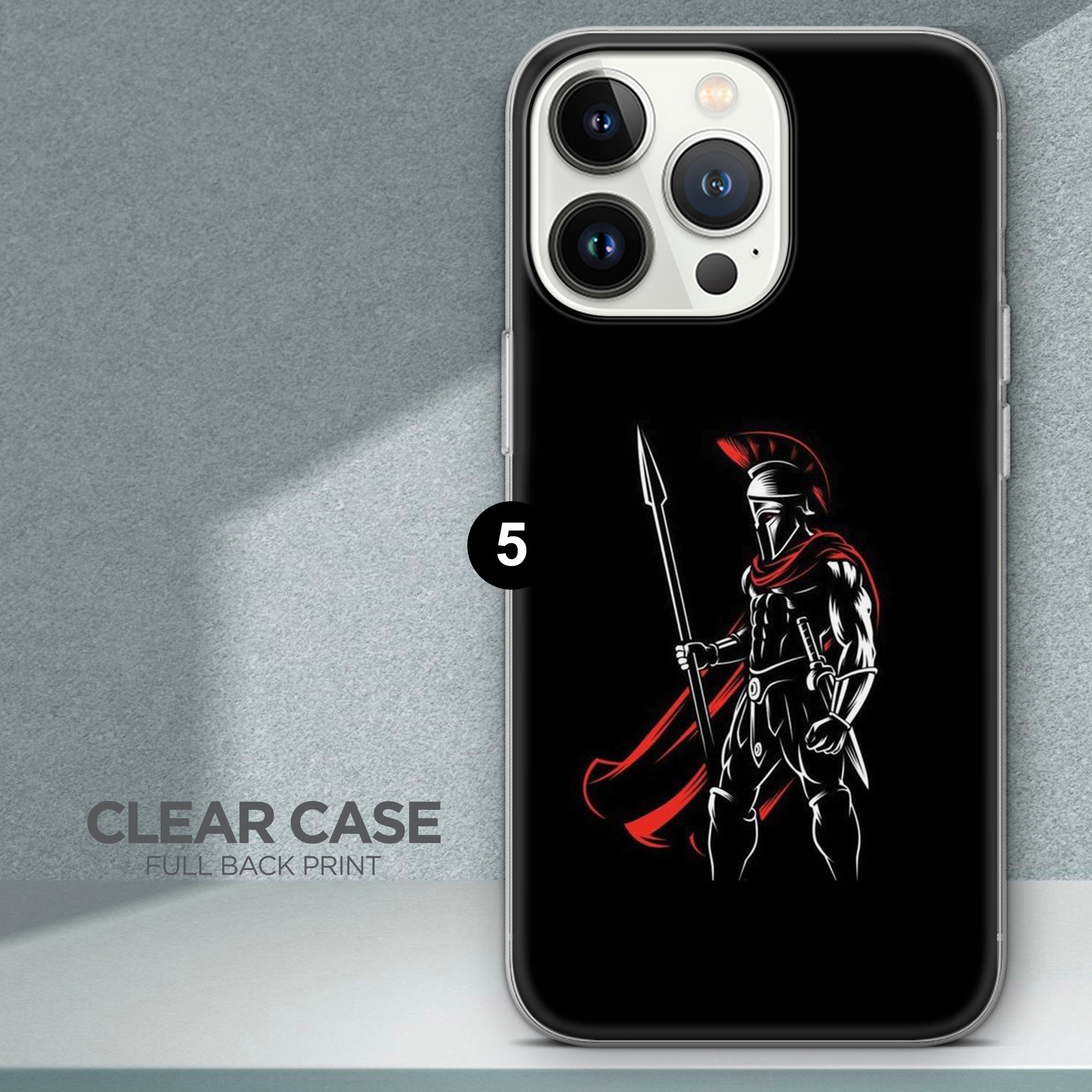 Spartan Phone Case, Warrior Cover Fit for iPhone 14 Pro, 13, 12, 11 Pro ...