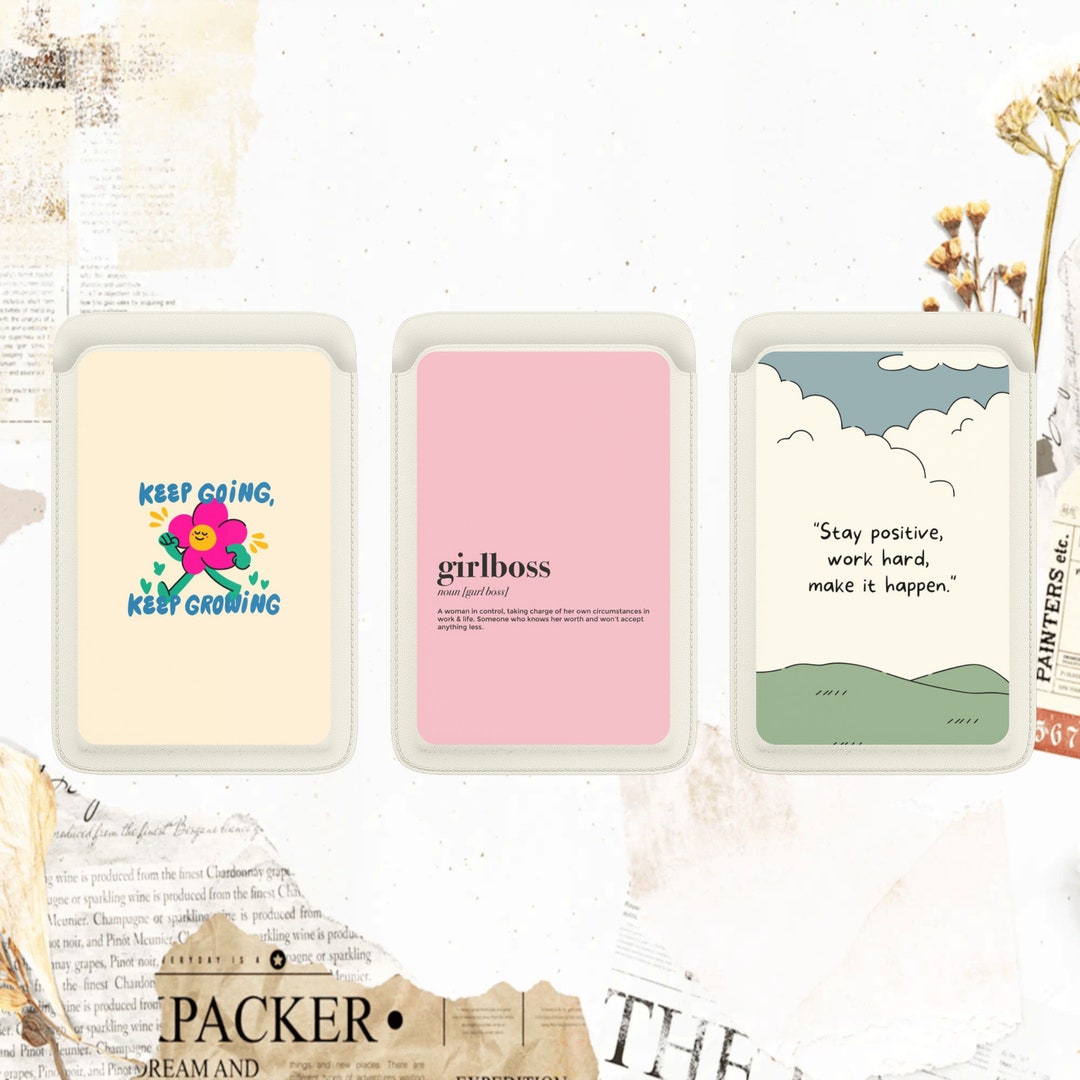 Girlboss Magsafe Wallet, Magnetic Ambition Wallet Compatible With iPhone 15, iPhone 14, iPhone ...